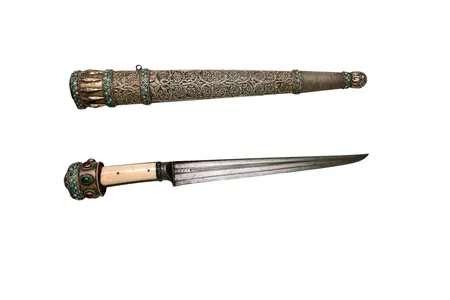 Axes and knives stored in the collection of the State Museum of History ...